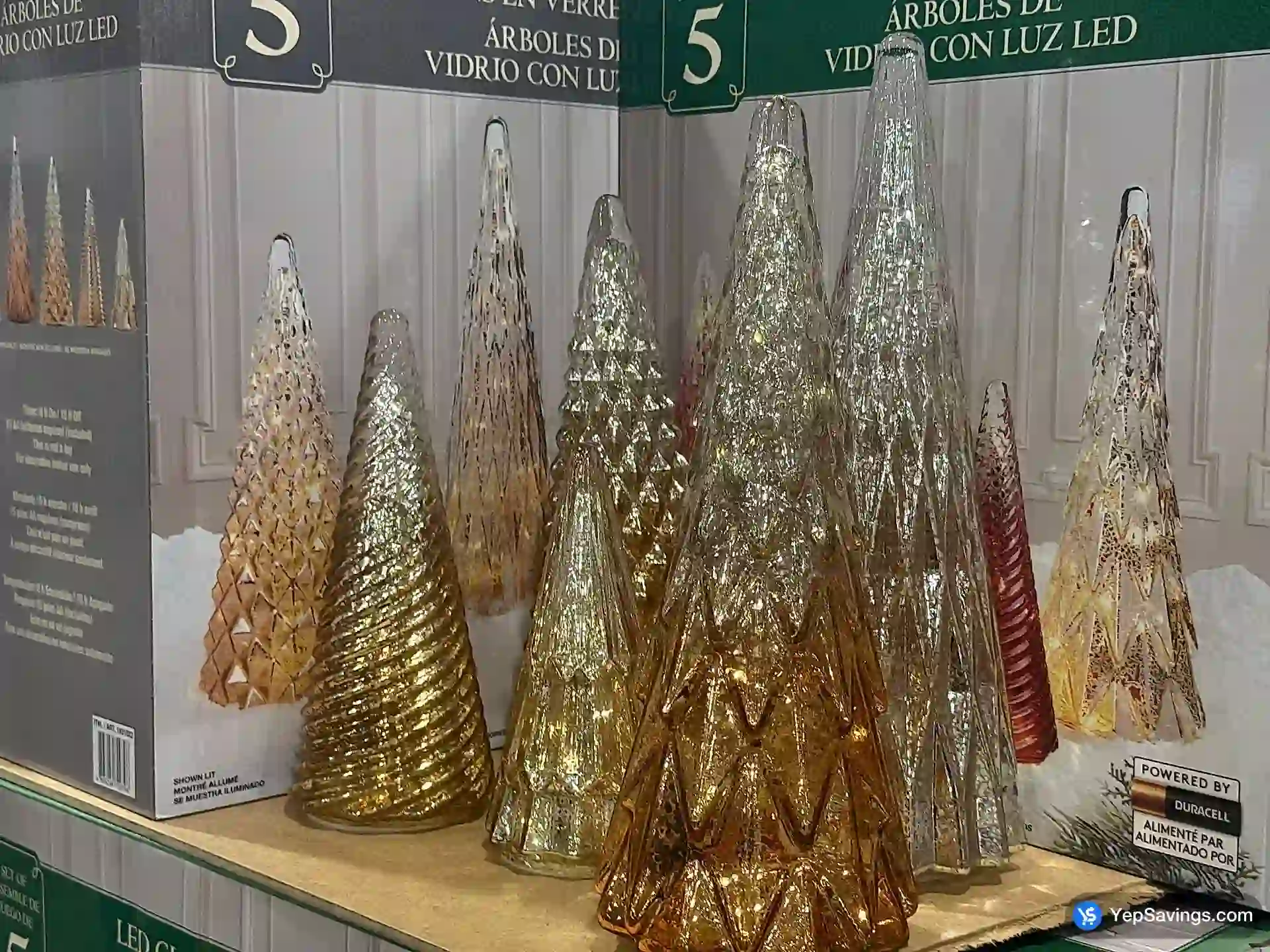 COSTCO LED GLASS TREES ASSORTED SET OF 5 (ITM 1931022) – Edmonton