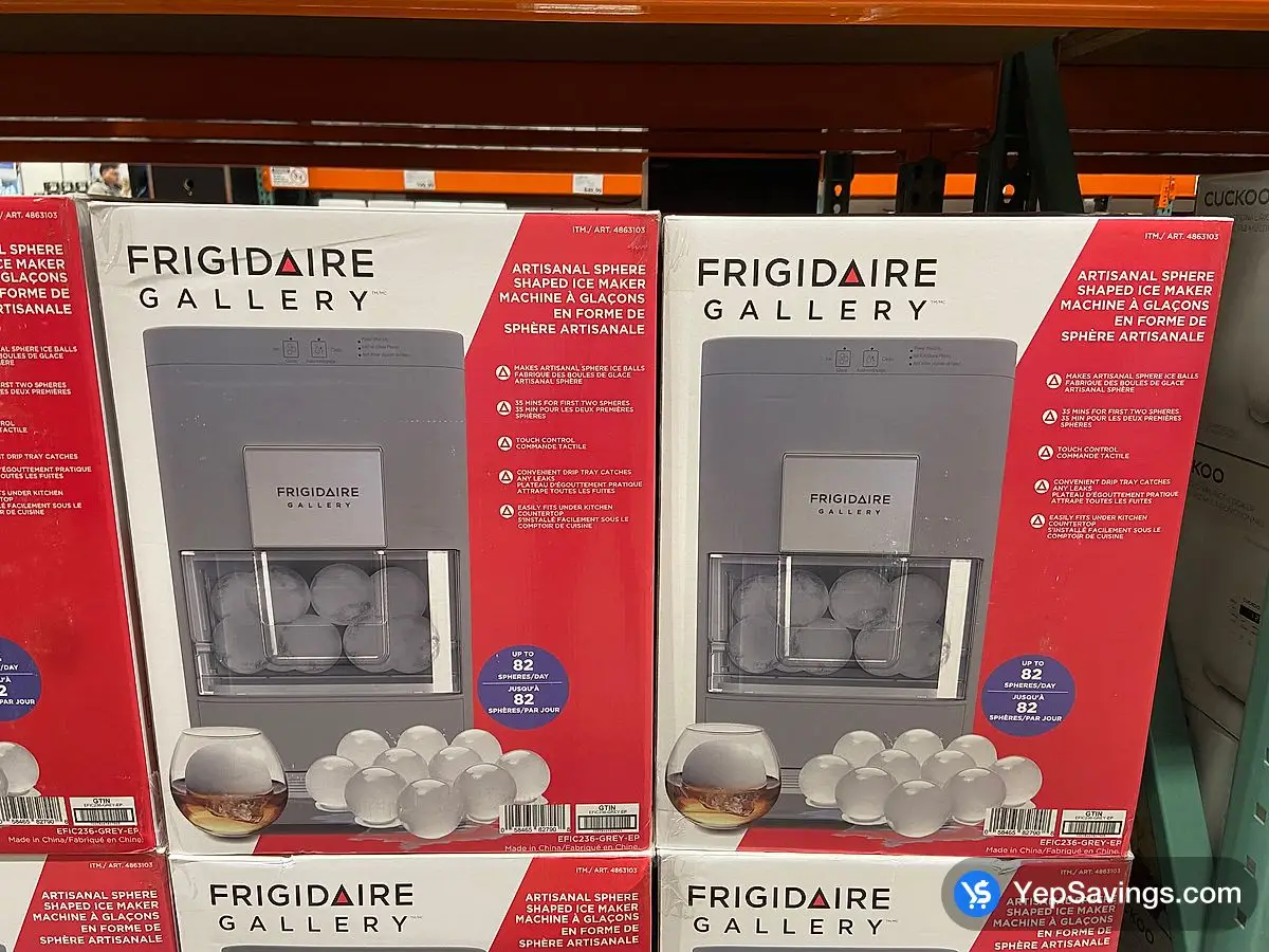 COSTCO FRIGIDAIRE ARTISANAL SPHERE ICE MAKER – (ITM 4863103 ...