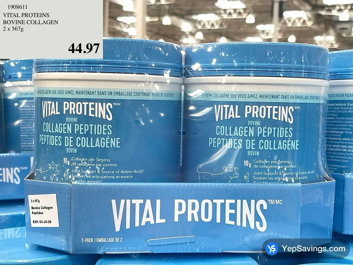 VITAL PROTEINS BOVINE COLLAGEN 2 x 567g at Costco South Saskatoon