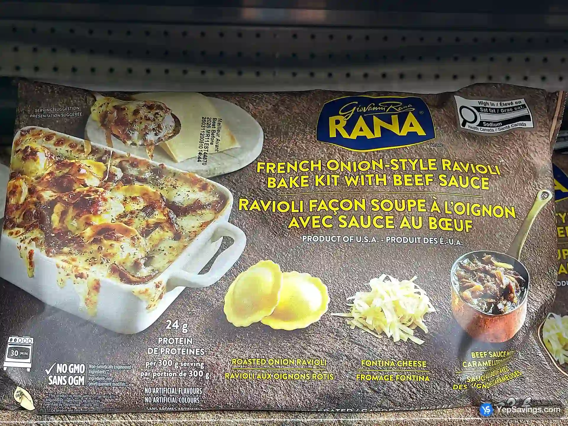 COSTCO GIOVANNI RANA ONION RAVIOLI BAKE 992 g (ITM 5057007) – Langley