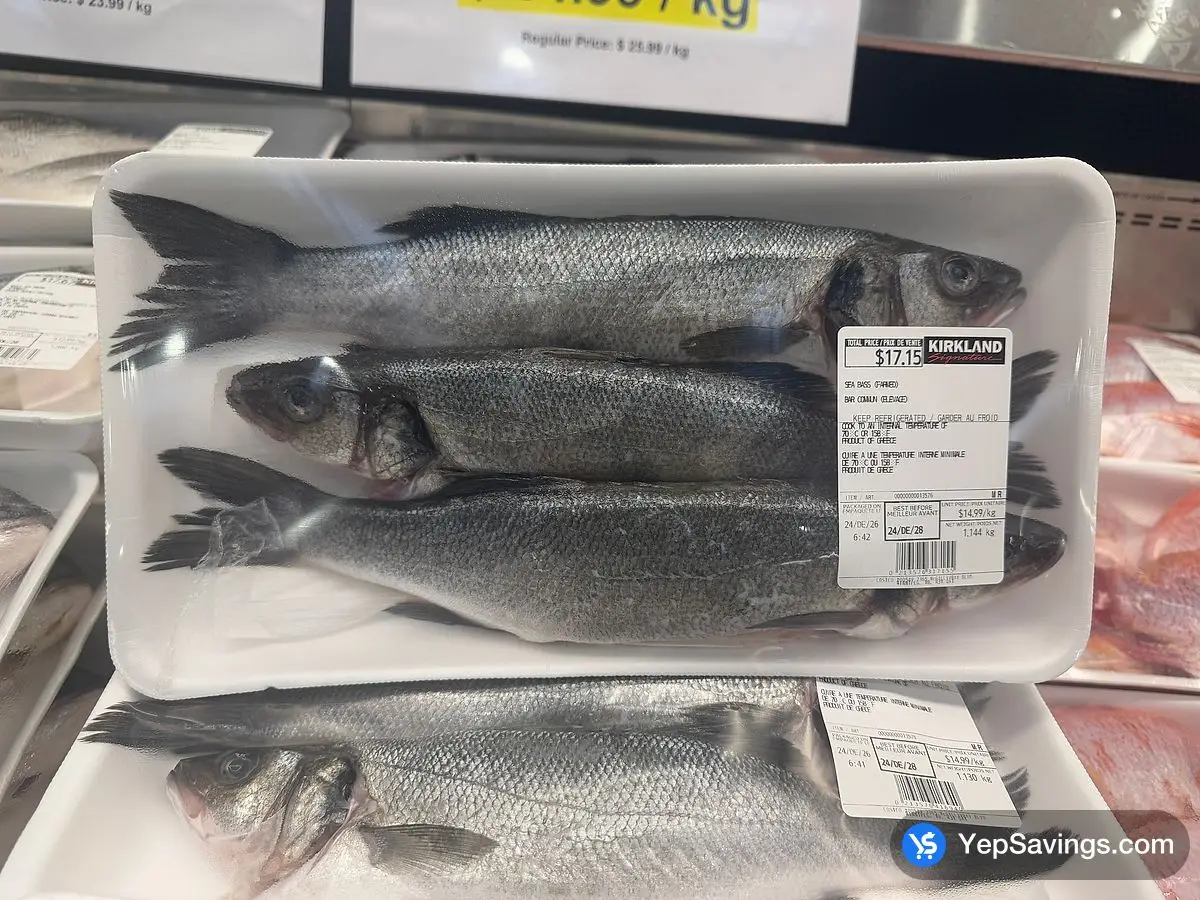 Whole Sea Bass at Costco McGillivray Winnipeg