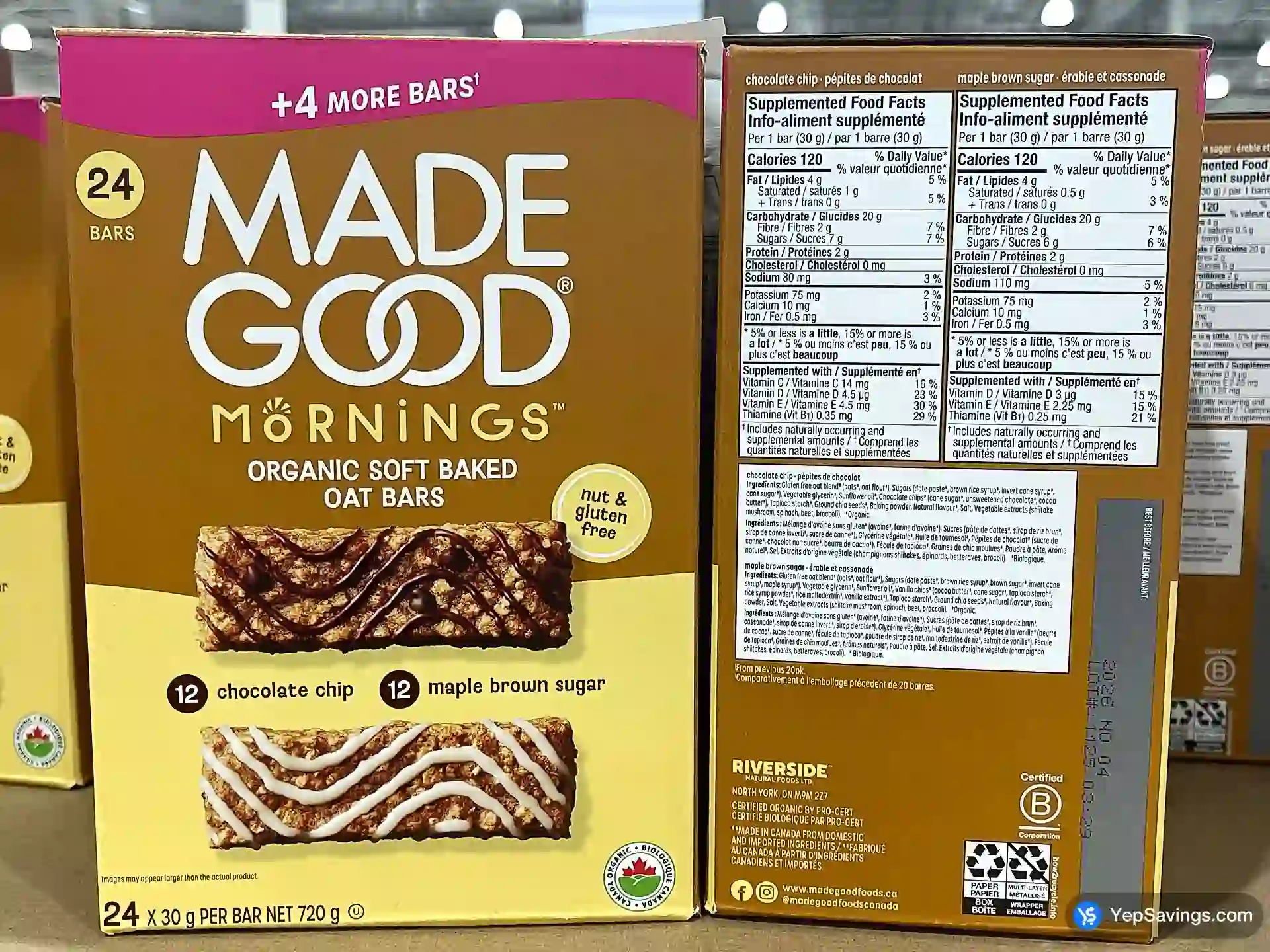 COSTCO MADE GOOD MORNINGS BAR 24 x 30g (ITM 1978320) – Langley
