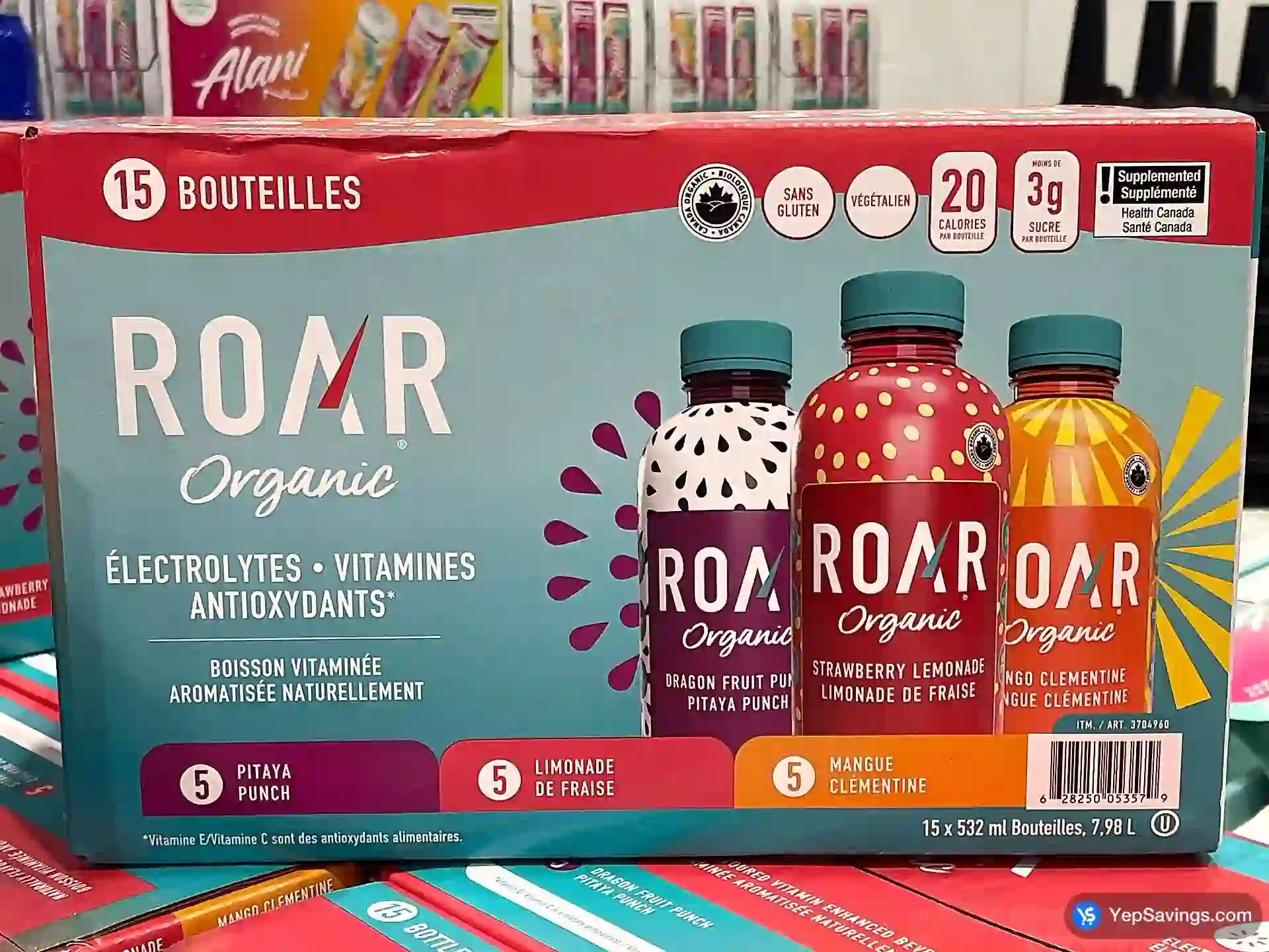 COSTCO ROAR ORGANIC VITAMIN WATER 15 x 532 mL (ITM 3704960) – Langley