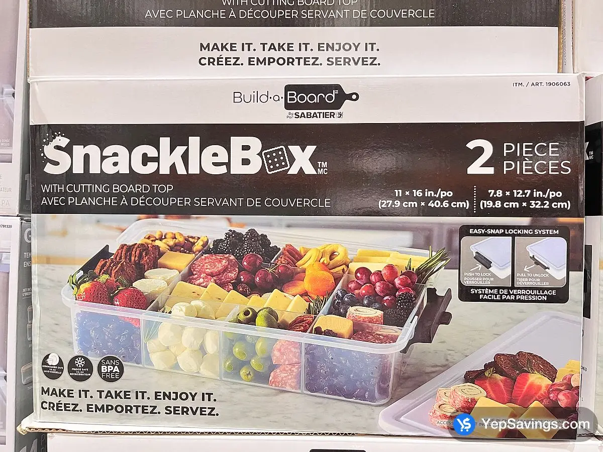 SABATIER SNACKLE BOX SET PACK OF 2 – Costco deal in Canada (ITM 1906063 ...