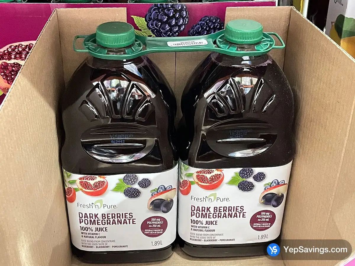 FRESH N PURE DARK BERRIES 2 x 1.89 L at Costco South Saskatoon