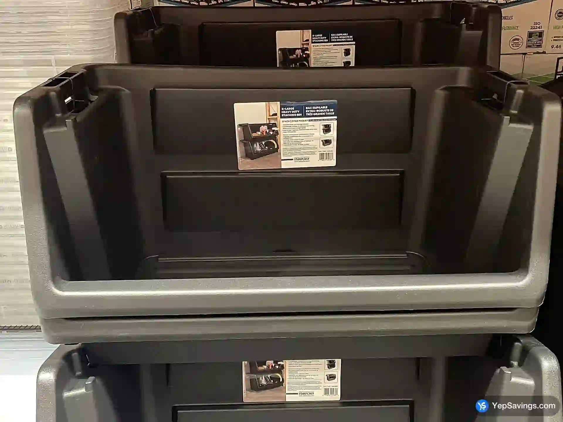 COSTCO STARPLAST STACKING BIN PACK OF 2 (ITM 1986463) – Langley