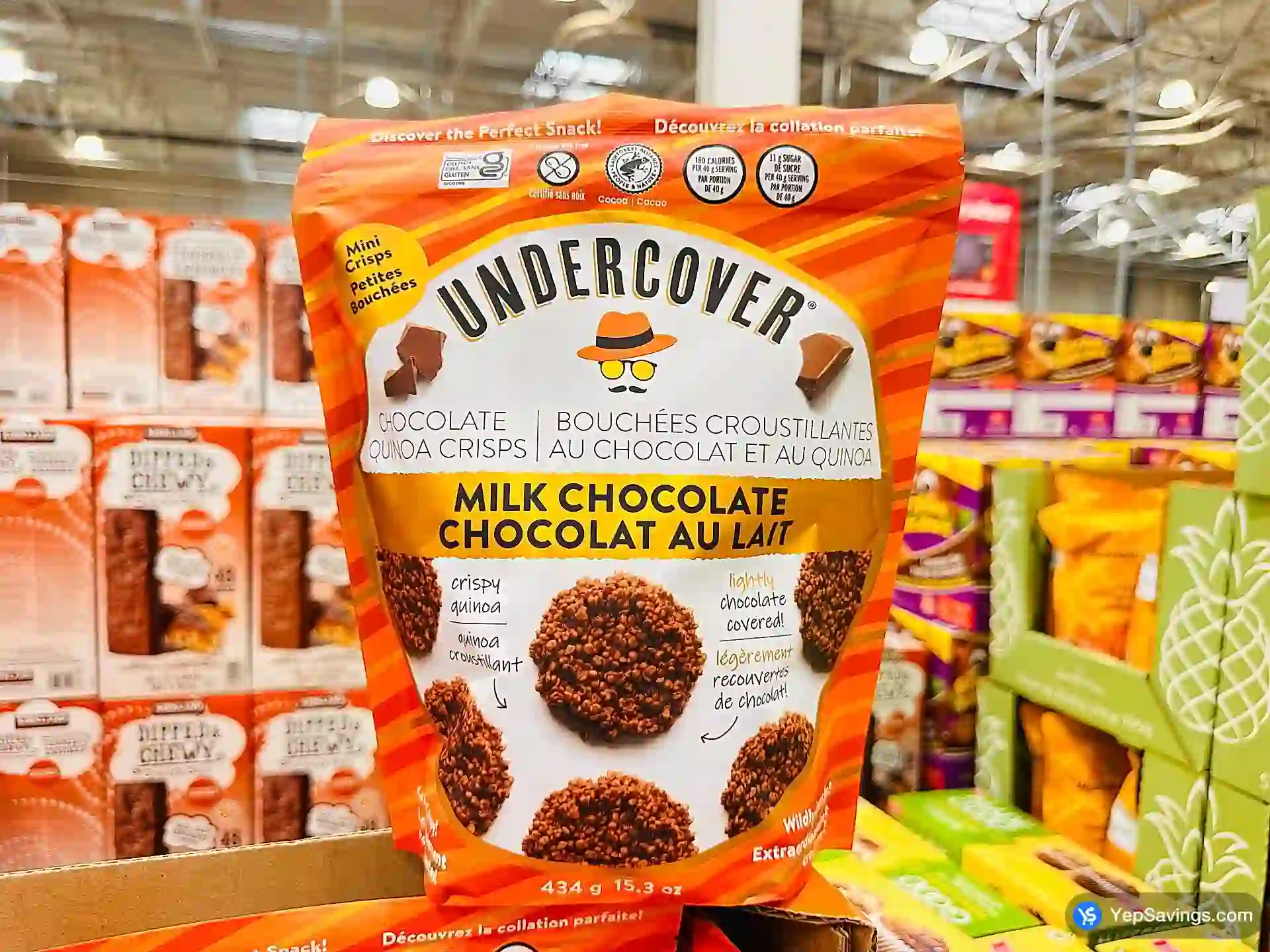 COSTCO UNDERCOVER CHOCOLATE QUINOA CRISP 434 g (ITM 1840684 ...