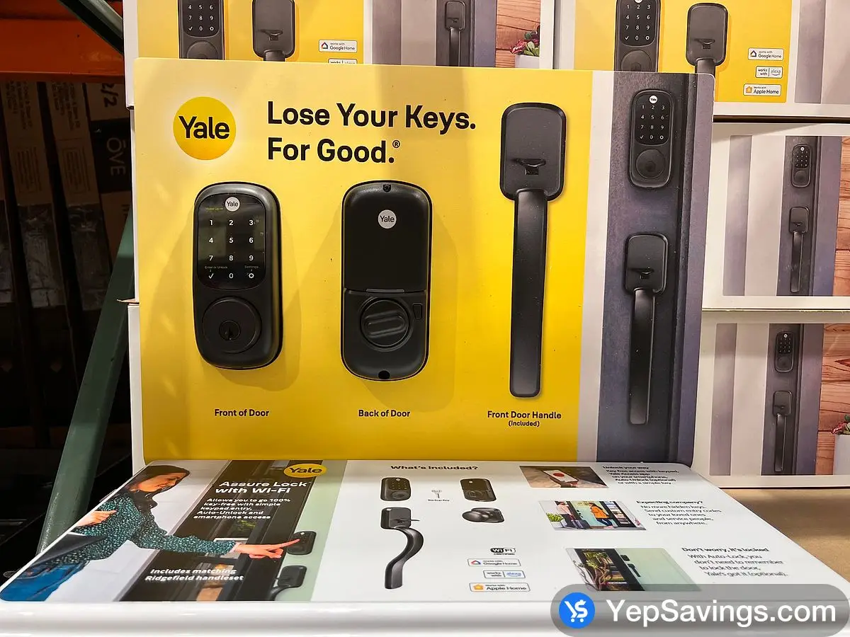 COSTCO YALE ASSURE SMART LOCK RIDEFIELD HANDLESET – (ITM 1748290 ...