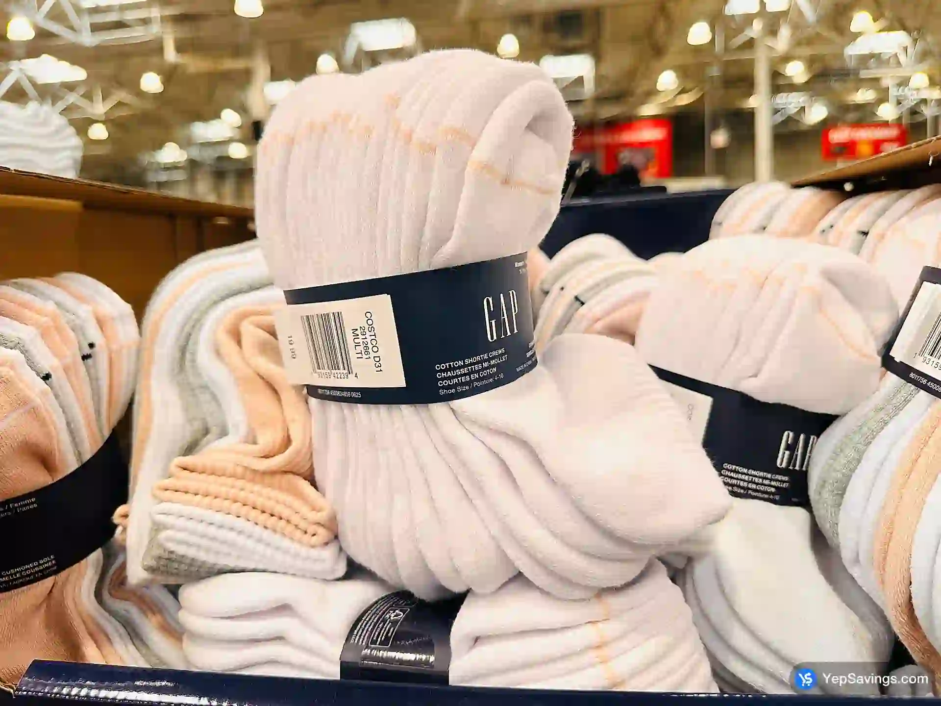 COSTCO GAP SHORT CREW SOCK 10PK + WOMENS SIZES 4-10 – Langley