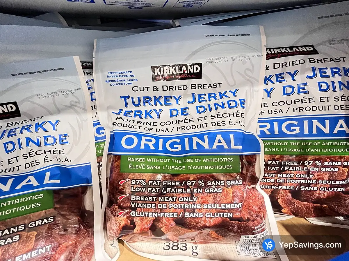 KIRKLAND SIGNATURE TURKEY JERKY 383 g at Costco Warden Ave Toronto