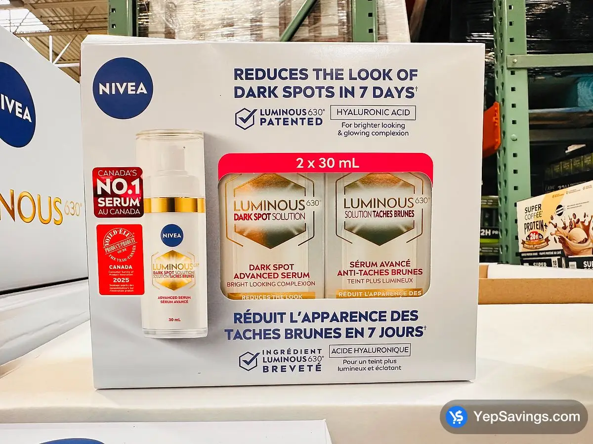 COSTCO NIVEA LUMINOUS SERUM 2 x 30 mL – Burlington