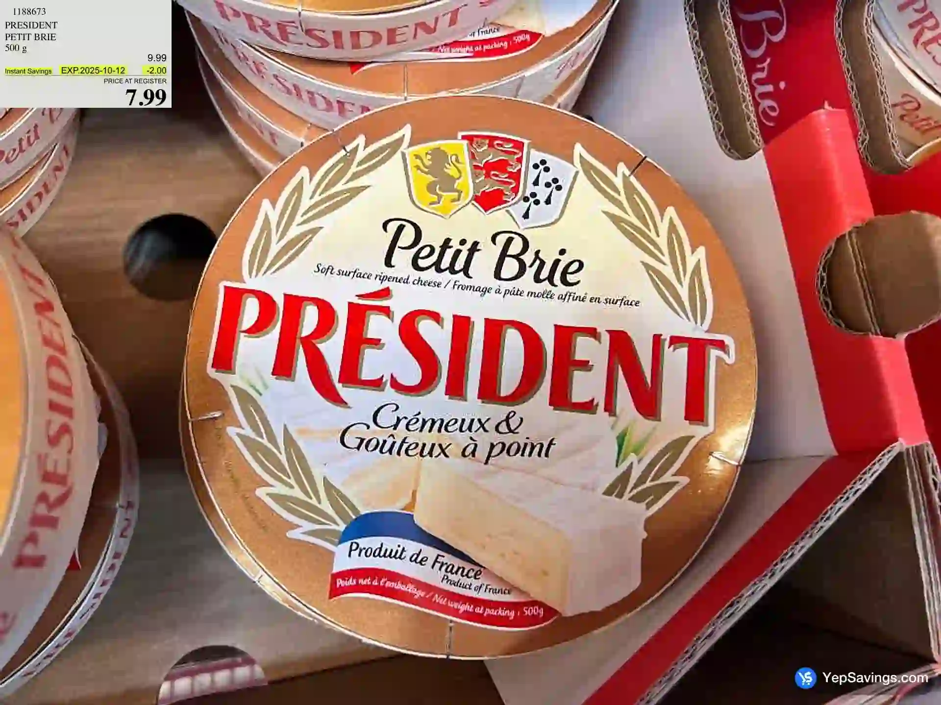 PRESIDENT PETIT BRIE 500 g – Costco deal in Canada (ITM 1188673 ...