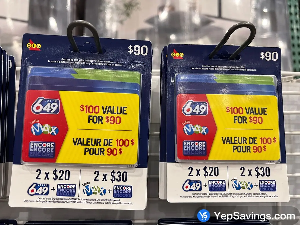 OLG 2 20 LOTTO 6 49 2 30 LOTTO MAX at Costco 3180 Laird Rd Mississauga Oakville