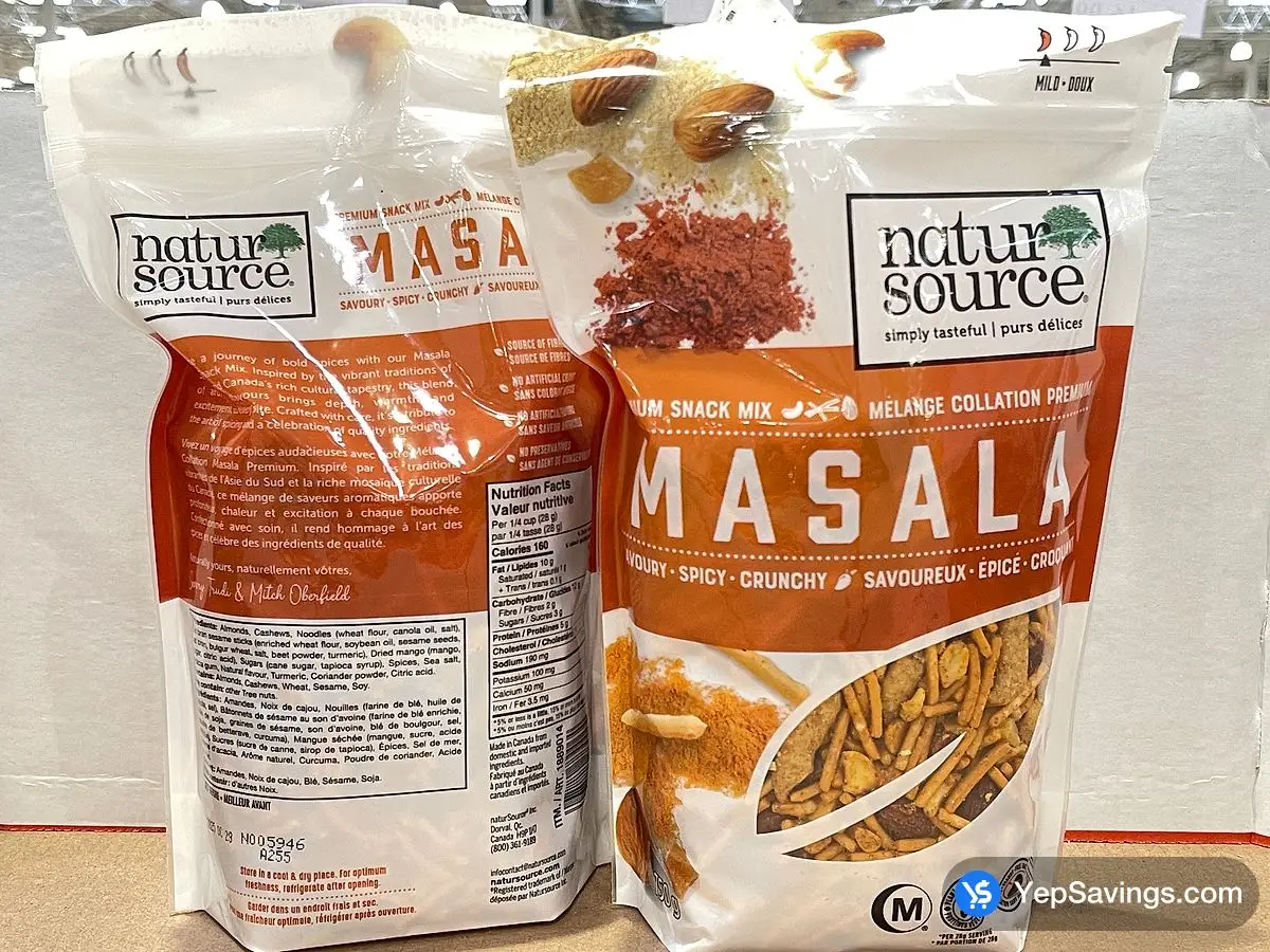COSTCO NATURSOURCE MASALA SNACK MIX 750 g – (ITM 1889014) – Edmonton