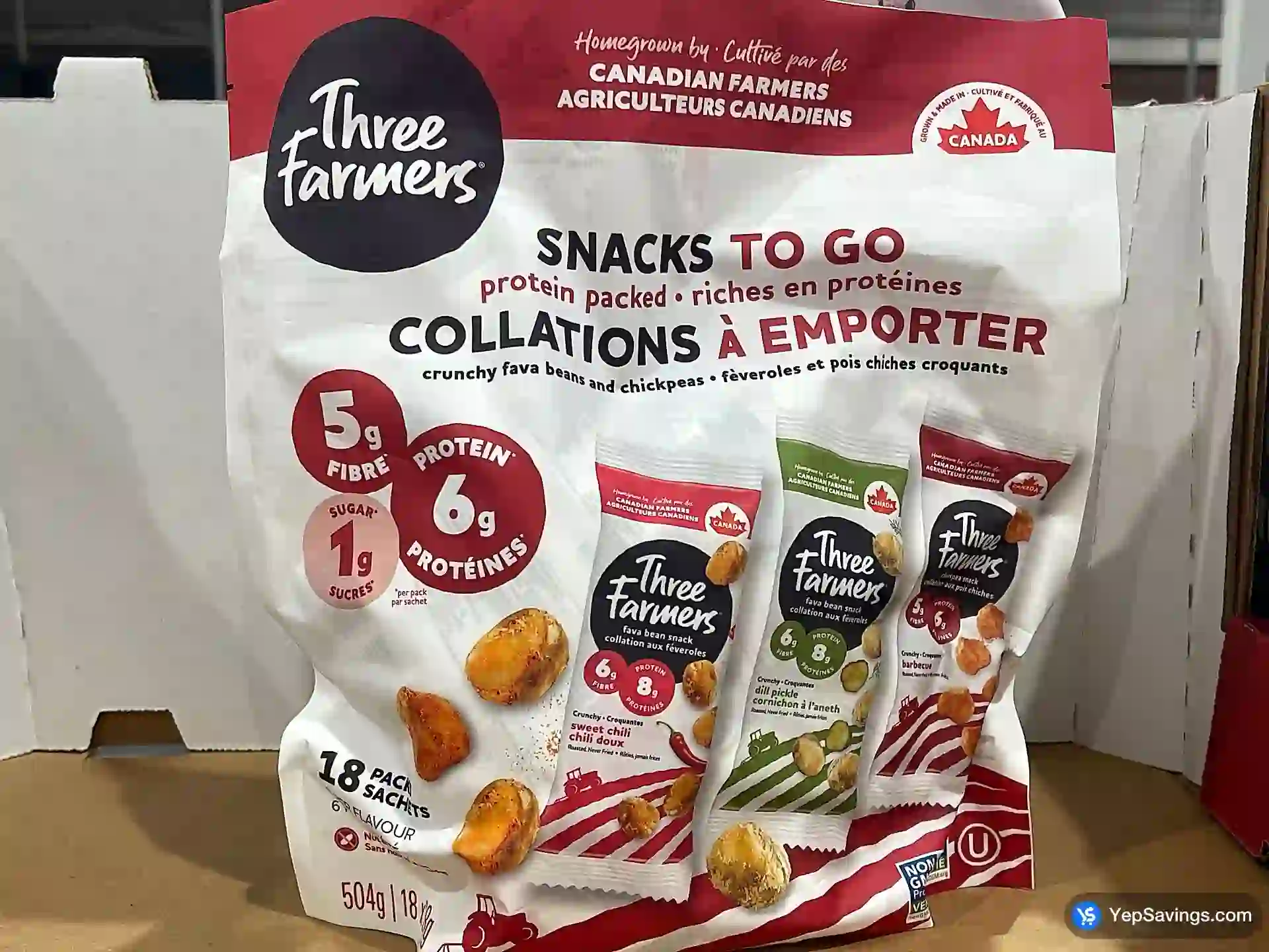 COSTCO THREE FARMERS SNACKS TO GO 18 x 28 g (ITM 1929148) – Langley