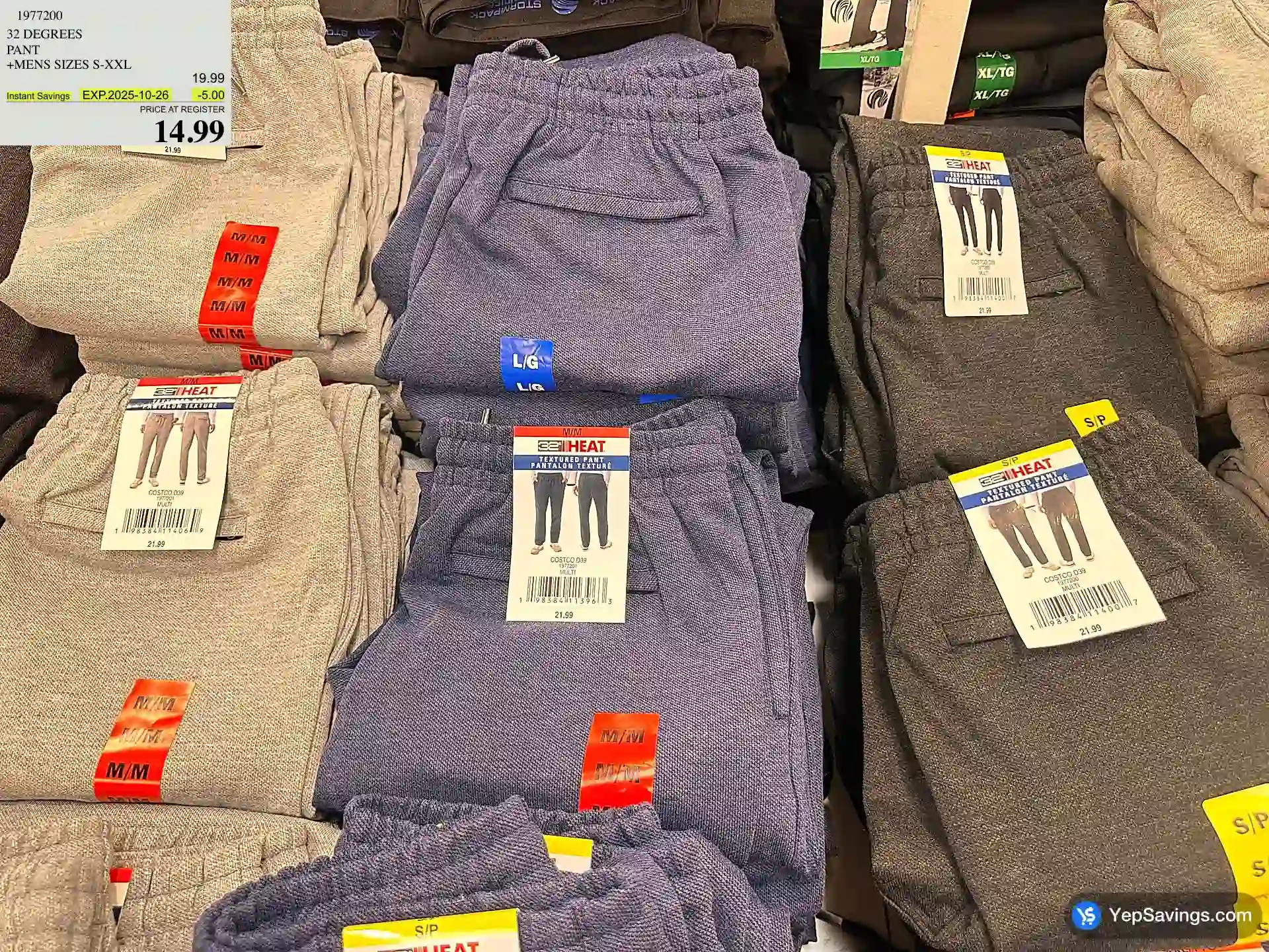 32 DEGREES PANT +MENS SIZES S-XXL – Costco deal in Canada – YepSavings ...